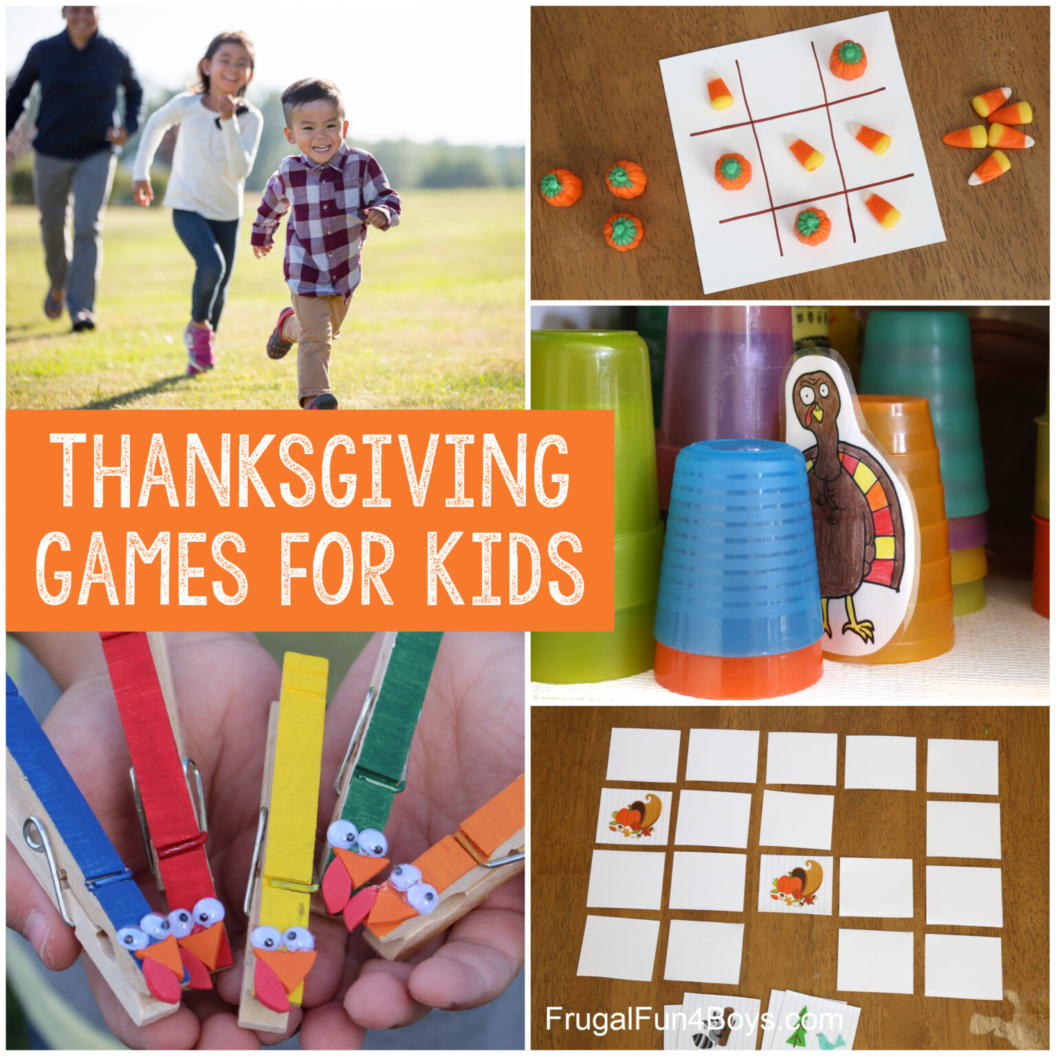 Easy Thanksgiving Games for Kids - Frugal Fun For Boys and Girls