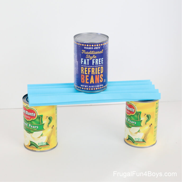 How Strong is Paper {STEM Challenge} - Frugal Fun For Boys and Girls