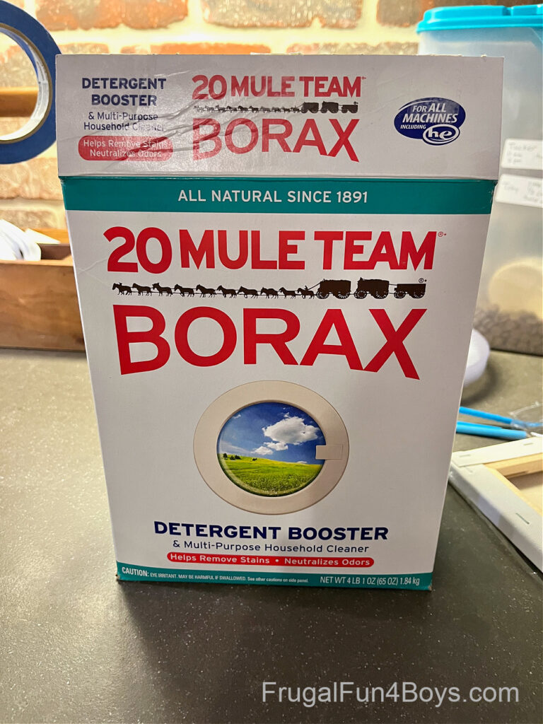 Borax Crystal Snowflake Science Experiment - Frugal Fun For Boys and Girls