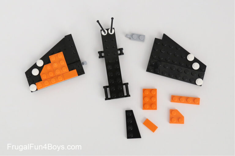 Build the Monarch Butterfly Life Cycle with LEGO Bricks - Frugal Fun ...
