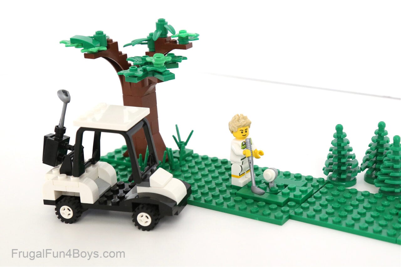 Build a LEGO Golf Cart - Frugal Fun For Boys and Girls