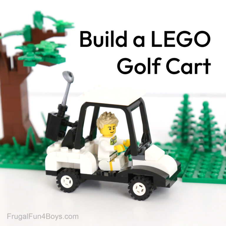 Build a LEGO Golf Cart - Frugal Fun For Boys and Girls
