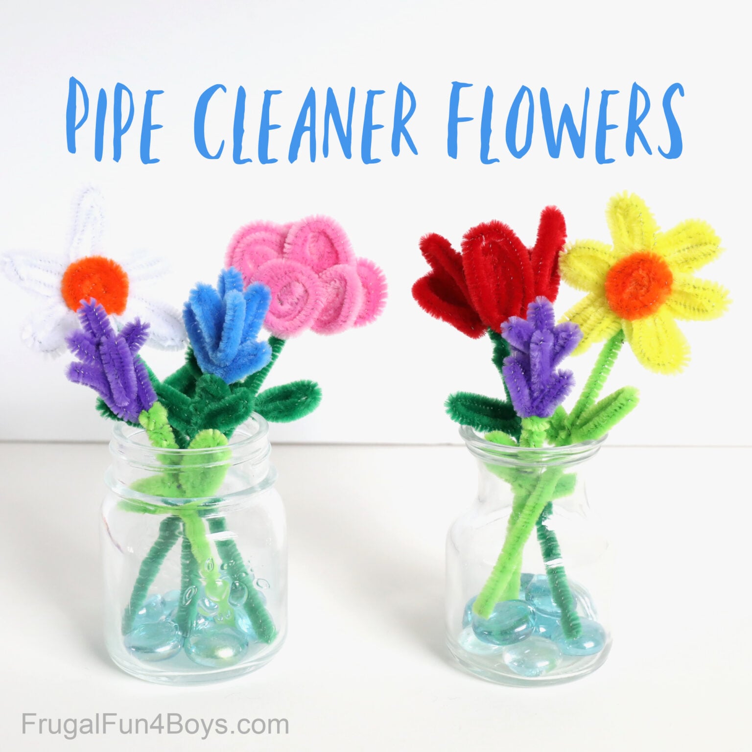 Pipe Cleaner Flowers - Frugal Fun For Boys and Girls