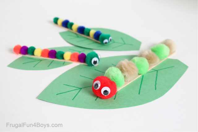 Caterpillar Crafts and Activities - Frugal Fun For Boys and Girls