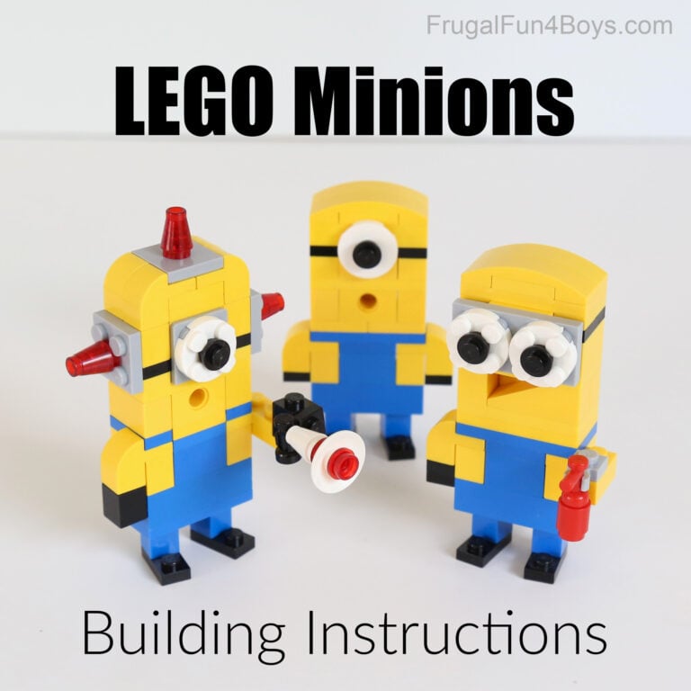 LEGO Minions Building Instructions - Frugal Fun For Boys and Girls
