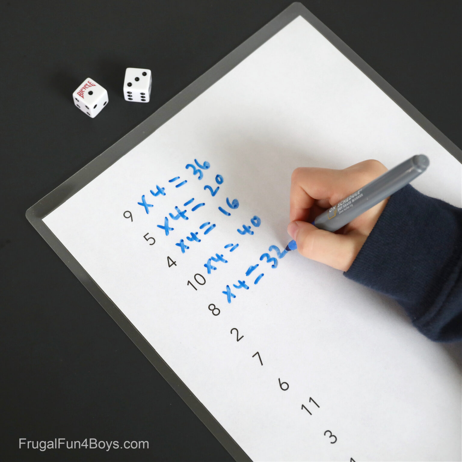 Multiplication Facts Games {Simple and Fun!} - Frugal Fun For Boys and ...