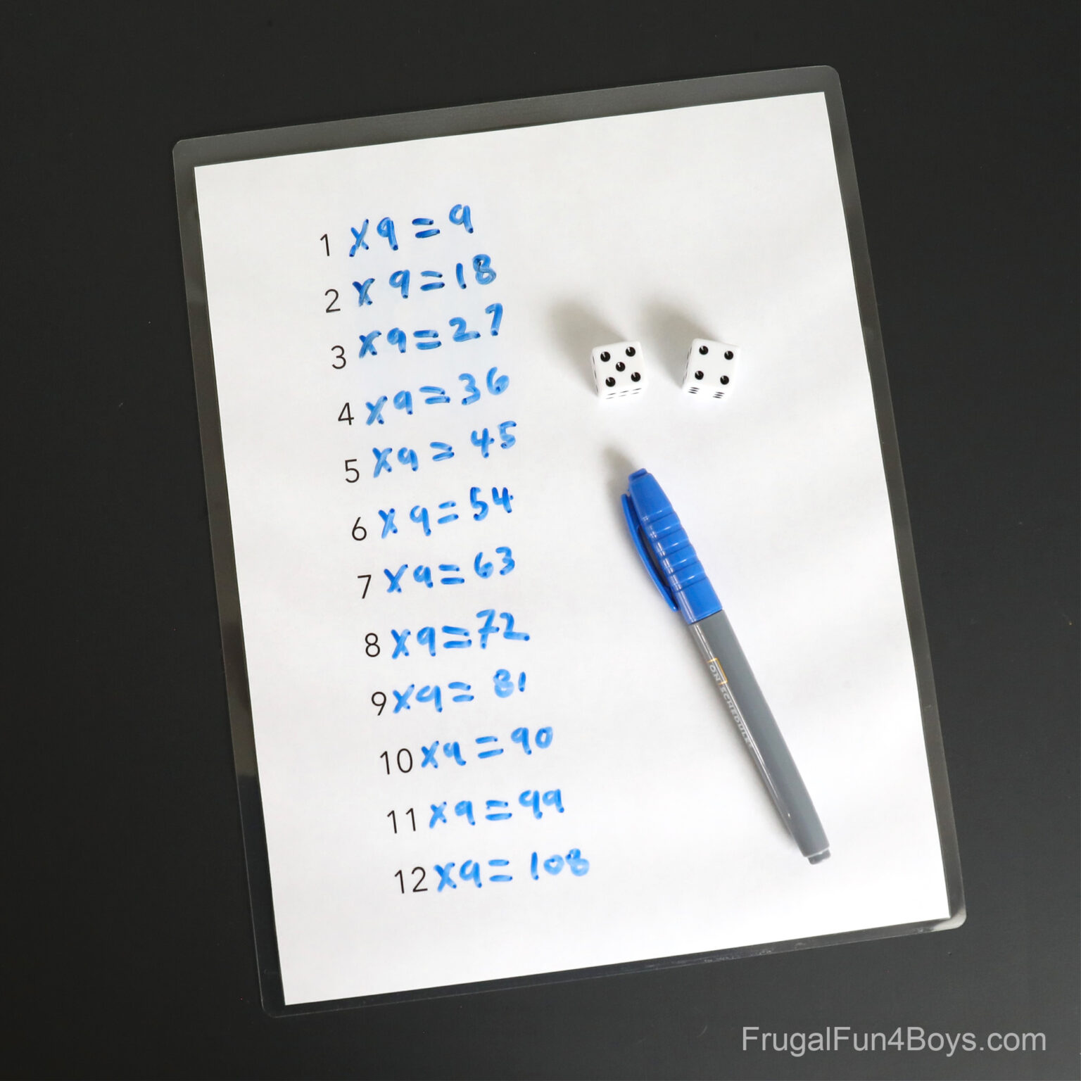 Multiplication Facts Games {Simple and Fun!} - Frugal Fun For Boys and ...