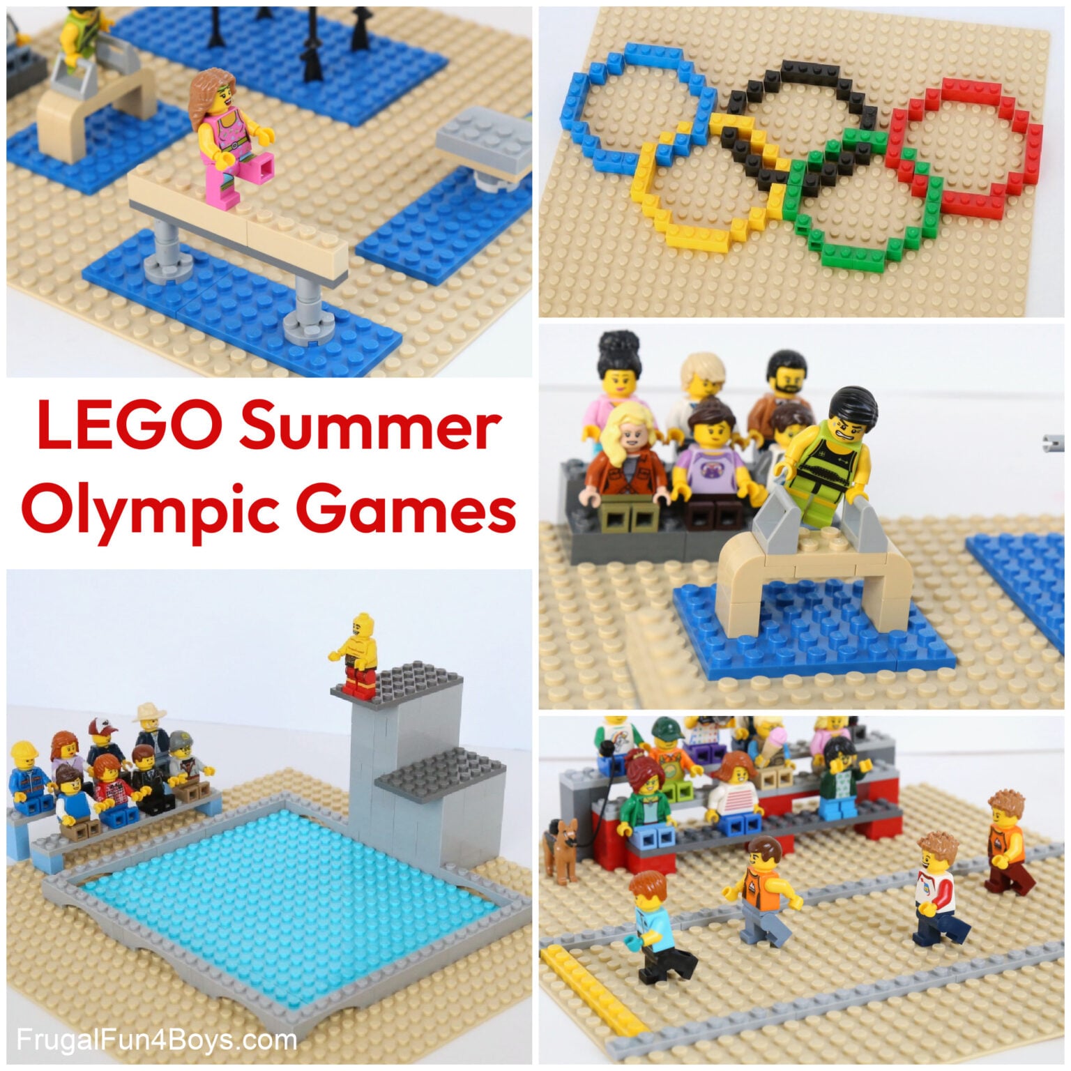 Build the LEGO Summer Olympic Games! - Frugal Fun For Boys and Girls
