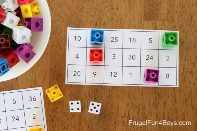 Elementary Math Games with Dice - Frugal Fun For Boys and Girls