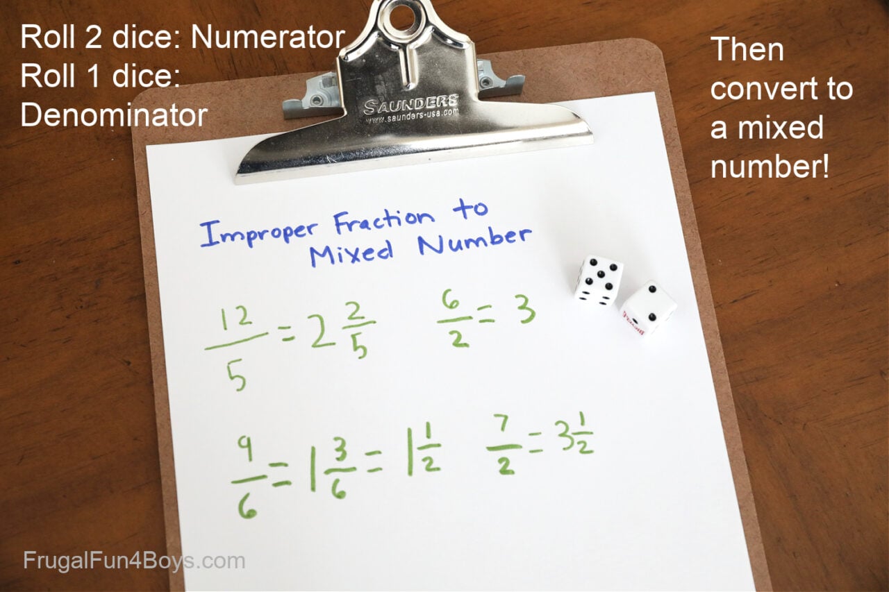 Elementary Math Games with Dice - Frugal Fun For Boys and Girls