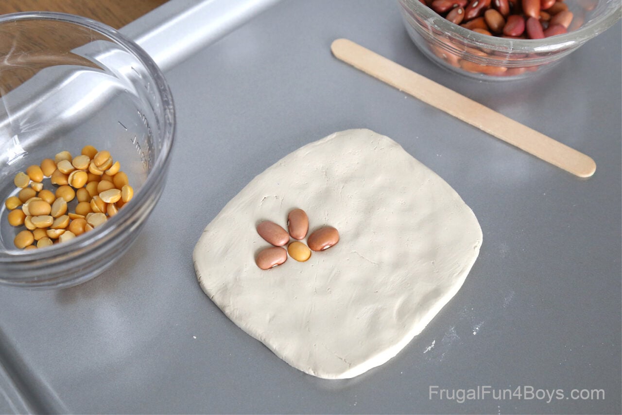 Air Dry Clay Mosaics - Frugal Fun For Boys and Girls