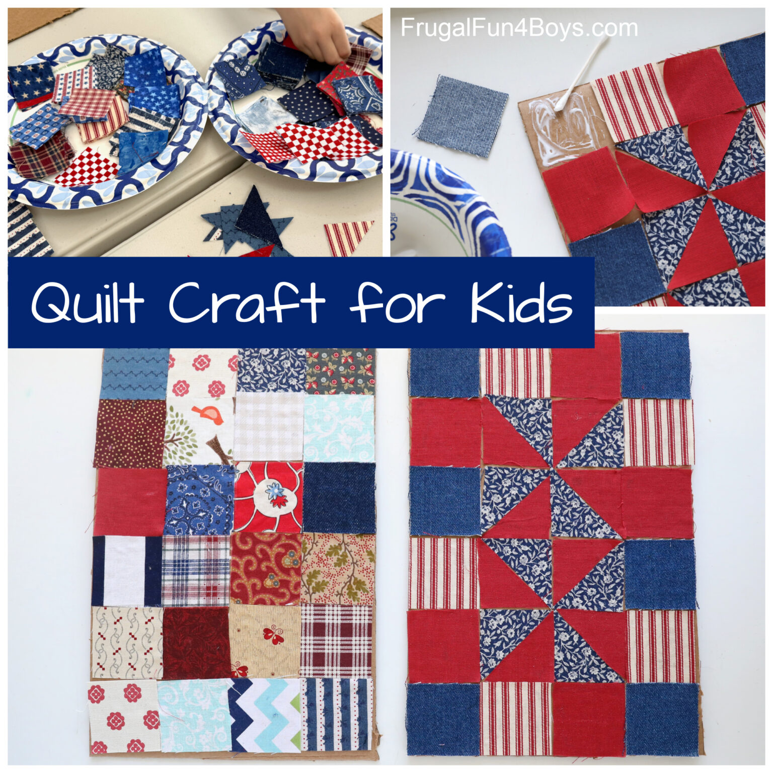 Quilt Craft for Kids - Frugal Fun For Boys and Girls