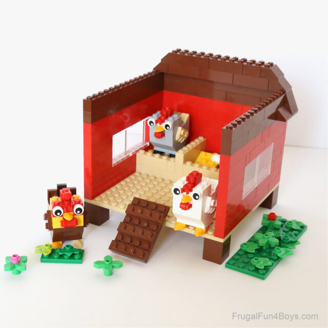 How to Build LEGO Farm Animals - Frugal Fun For Boys and Girls