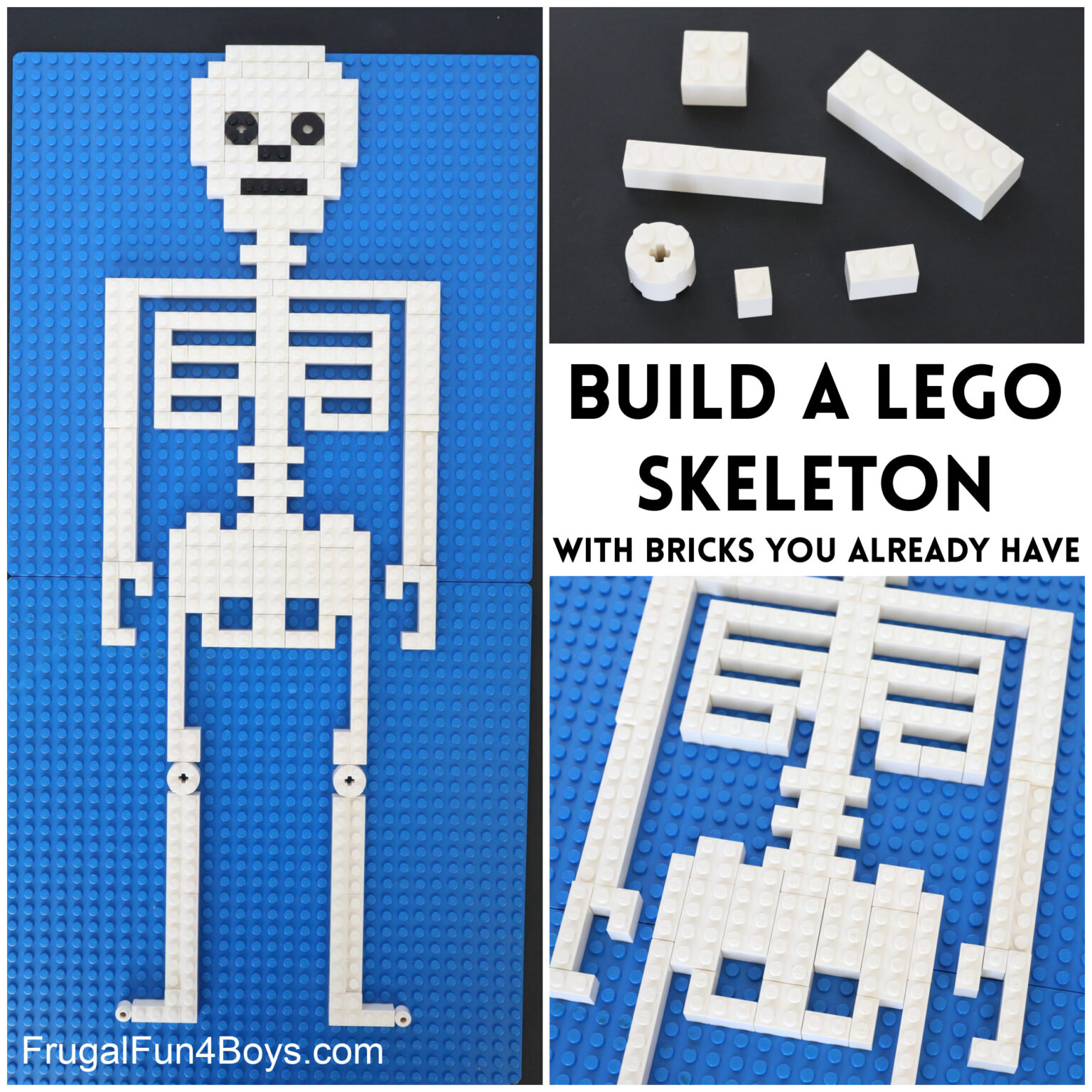 Build a LEGO Skeleton Model - Frugal Fun For Boys and Girls