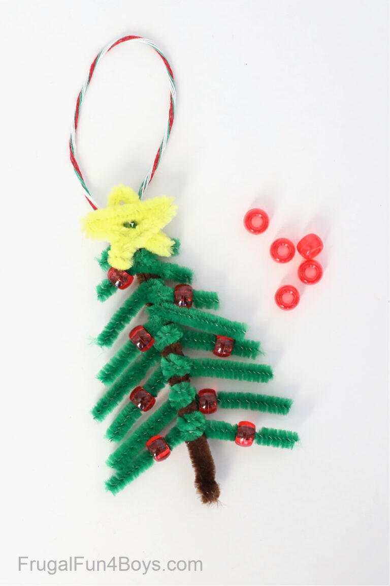 Pipe Cleaner Christmas Ornaments - Frugal Fun For Boys and Girls