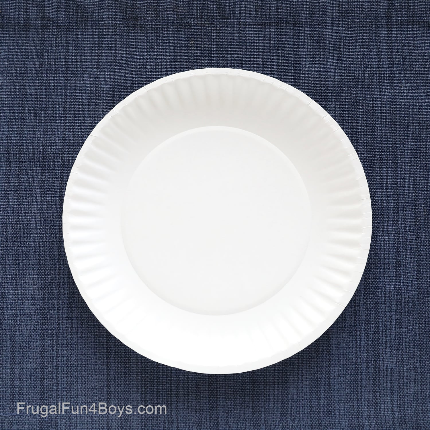 Paper Plate Snowflake Craft - Frugal Fun For Boys and Girls