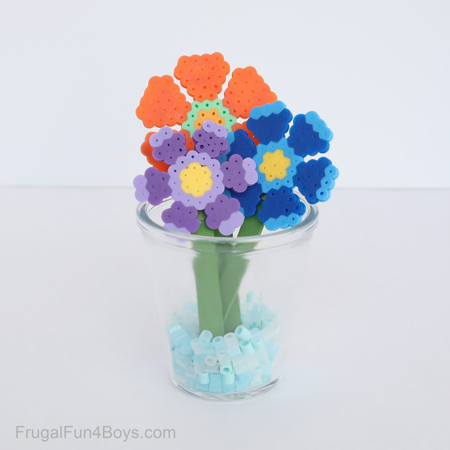 Perler Bead Flower Patterns - Frugal Fun For Boys and Girls