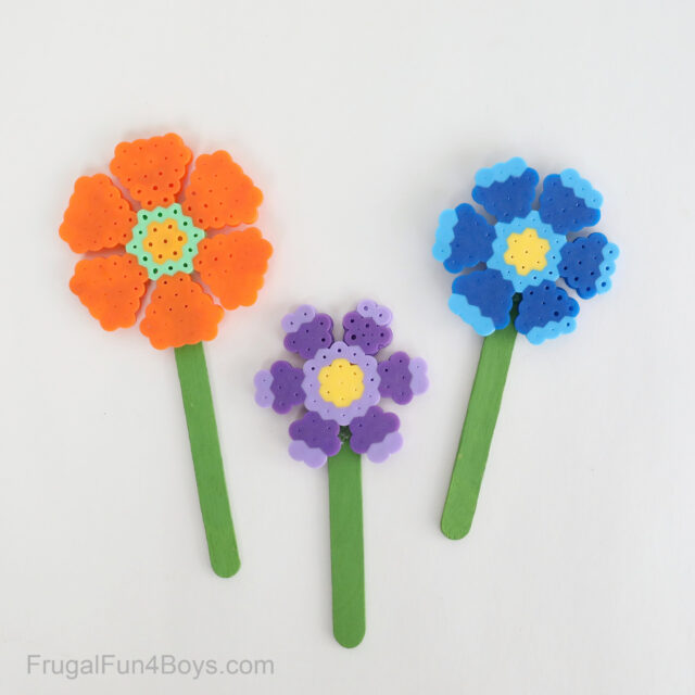Perler Bead Flower Patterns - Frugal Fun For Boys and Girls